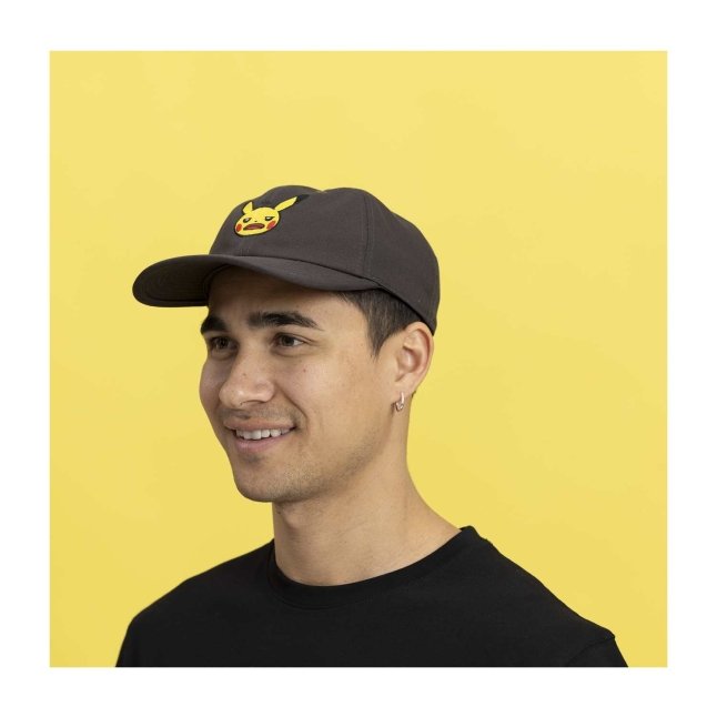 Pikachu Unamused Twill Dad Hat (One Size-Adult) | Pokémon Center UK ...