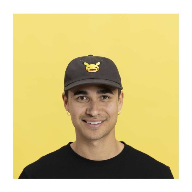 Pikachu Unamused Twill Dad Hat (One Size-Adult) | Pokémon Center UK ...