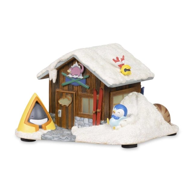 Slowpoke Ski School Holiday Pokémon Village Figure | Pokémon Center ...