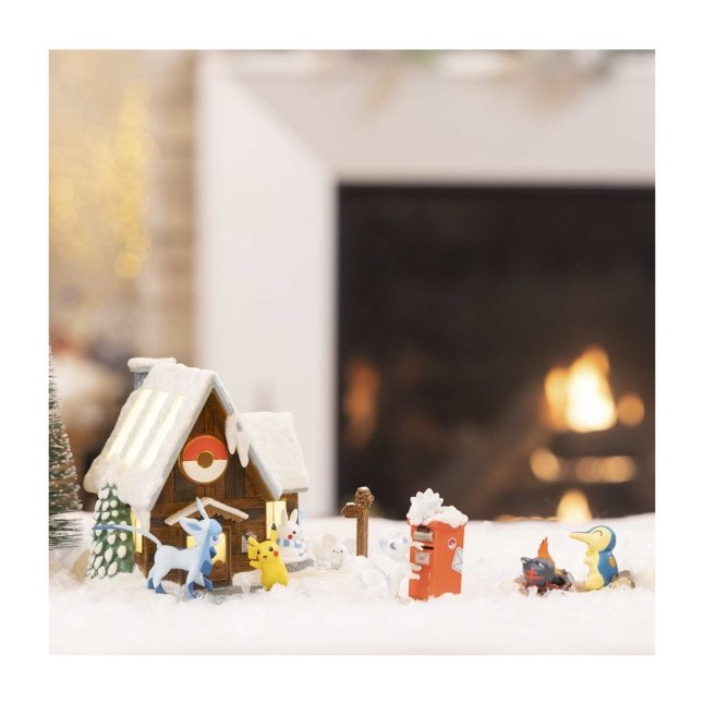 Winter Retreat Holiday Pokémon Village Figure | Pokémon Center Official ...