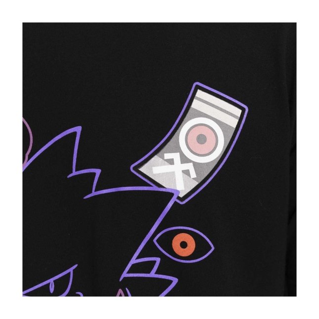 Gengar Black Relaxed Fit Crew Neck T-Shirt - Adult | Pokémon Center ...