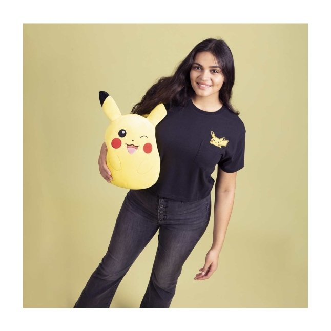 Pikachu Peek-a-Pokémon Pocket Crop T-Shirt - Women | Pokémon Center ...
