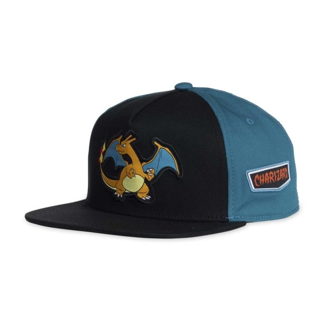 Charizard Black & Turquoise Hat (One Size-Adult) | Pokémon Center UK ...