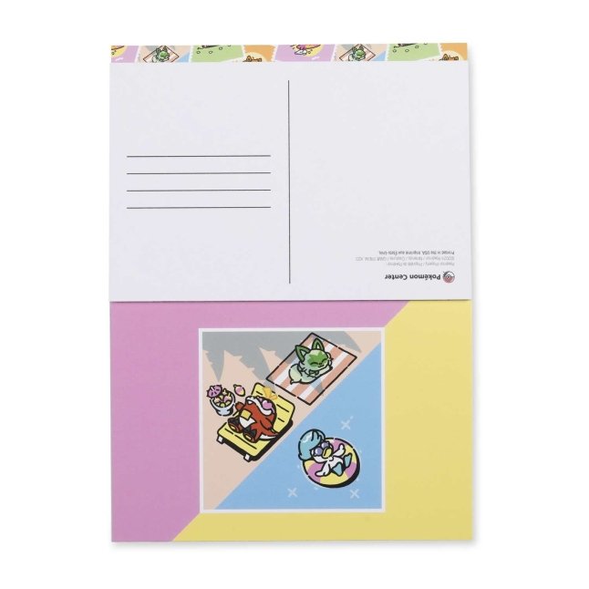 Pokémon Lazy Summer Postcards (8-Pack) | Pokémon Center Official Site