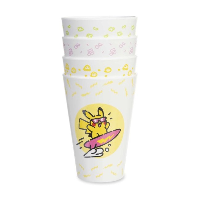 Pokémon Lazy Summer Cups (4-Pack) | Pokémon Center UK Official Site