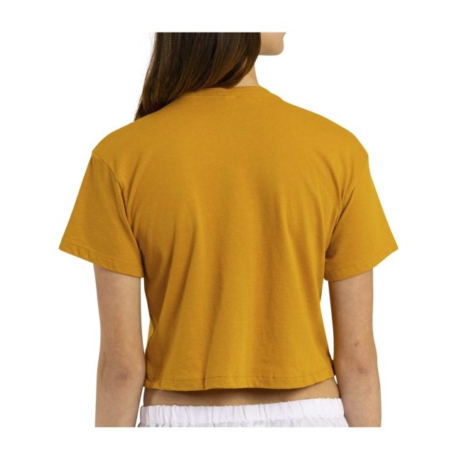 Pawmi Pokémon Lazy Summer Orange Relaxed Fit Crew Neck Crop Top - Women ...