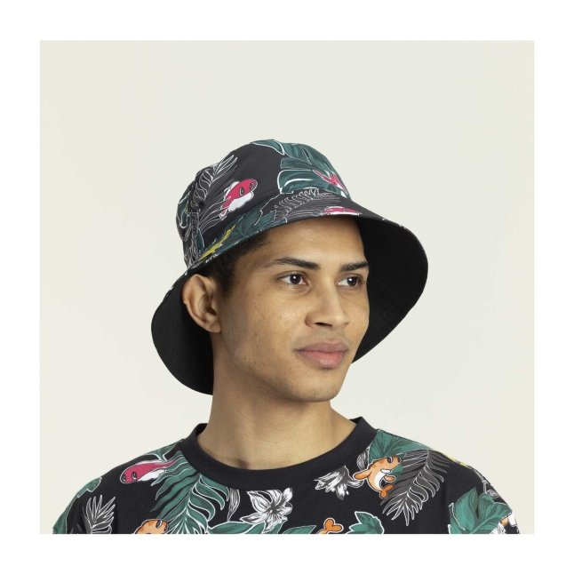 Friends & Fronds Pokémon Tropical Bucket Hat (One Size-Adult) | Pokémon ...