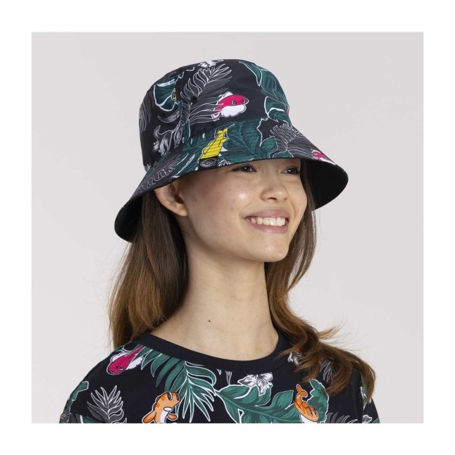 Friends & Fronds Pokémon Tropical Bucket Hat (One Size-Adult) | Pokémon ...