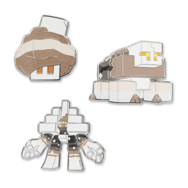 Nacli, Naclstack & Garganacl Pokémon Pins (3-Pack) | Pokémon Center ...