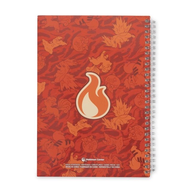 Fire Forms Pokémon Fundamentals Spiral Notebook | Pokémon Center ...