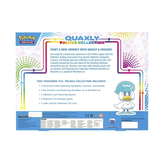 Pokémon TCG: Paldea Collection (Quaxly) | Pokémon Center UK Official Site