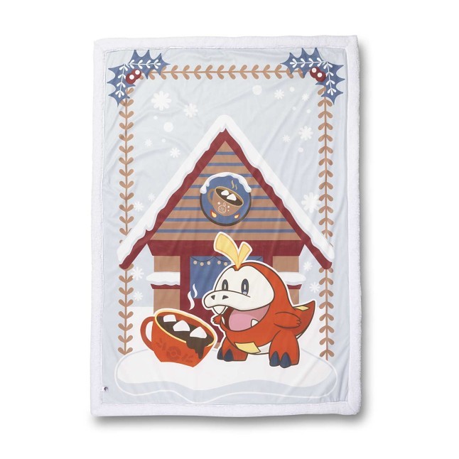 Fuecoco Holiday Plush, Plush Key Chain & Throw Blanket Bundle | Pokémon ...