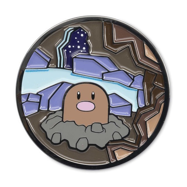 Diglett Pokémon Monthly Pins: Habitat Pin (10 of 12) | Pokémon Center ...