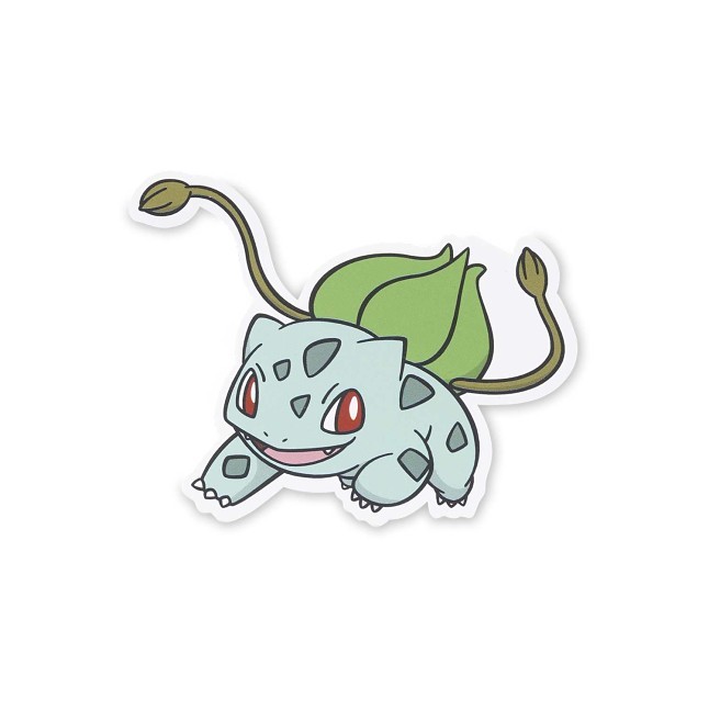 Bulbasaur Stickers (3-Pack) | Pokémon Center Canada Official Site