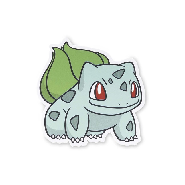 Bulbasaur Stickers (3-Pack) | Pokémon Center Official Site