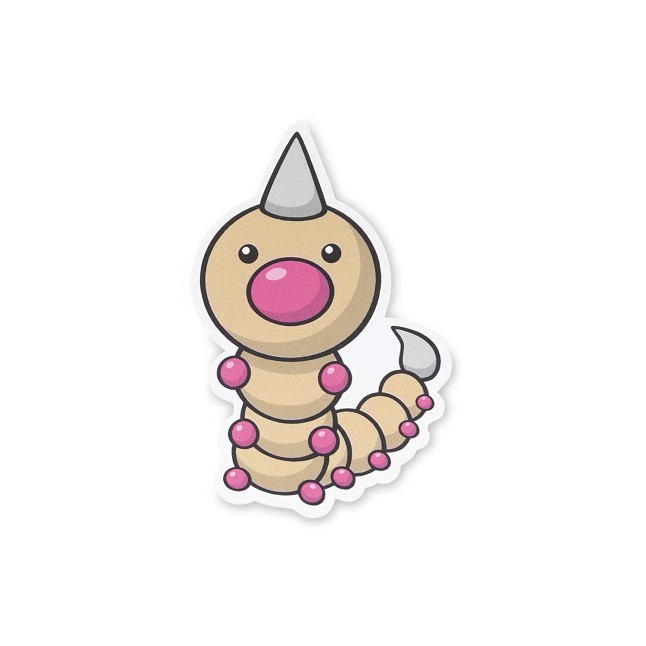 Caterpie, Weedle & Wurmple Stickers (3-Pack) | Pokémon Center Canada ...