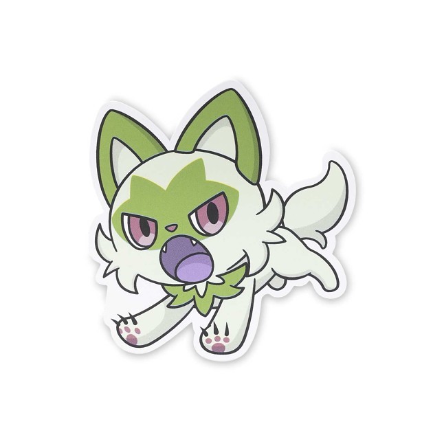 Sprigatito Stickers (3-Pack) | Pokémon Center UK Official Site