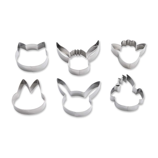 Pokémon Kitchen Cookie Cutters (6-Pack) | Pokémon Center Australia ...