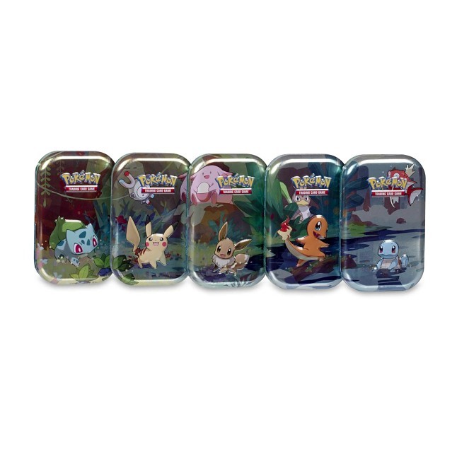 Pokémon TCG: Kanto Friends Mini Tin (Pikachu) | Pokémon Center UK ...