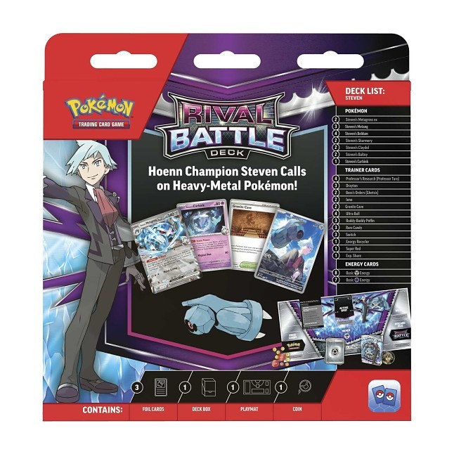 Pokémon TCG: Rival Battle Deck (Steven) | Pokémon Center Official Site