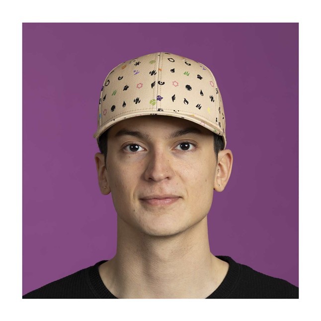 Pokémon Types Tan Structured Hat (One Size-Adult) | Pokémon Center ...