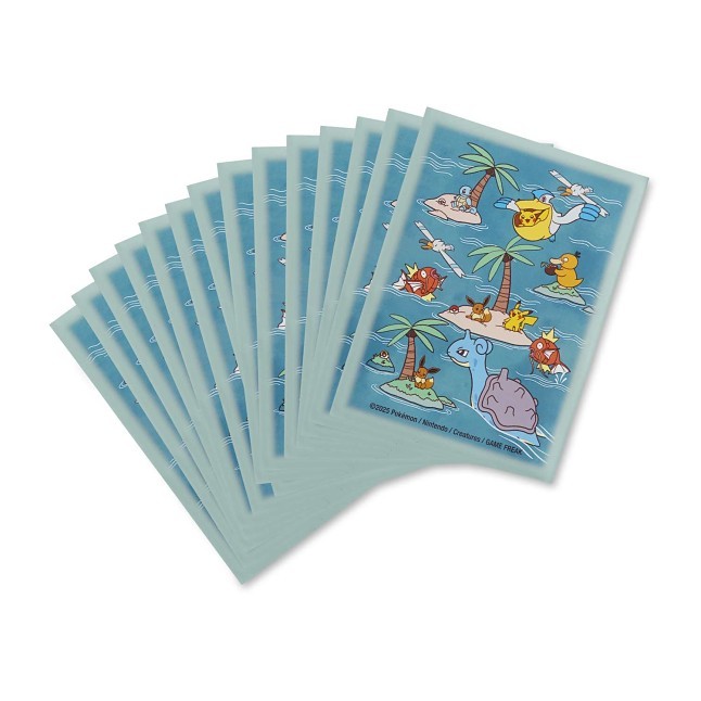 Pokémon TCG: Pokémon Sunny Sea Card Sleeves (65 Sleeves) | Pokémon ...