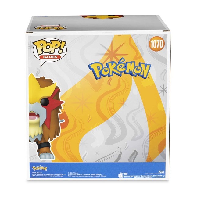 Entei Jumbo Pop! Figure by Funko | Pokémon Center UK Official Site