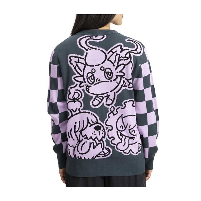 Charming & Ghostly Knit Cardigan - Adult | Pokémon Center Official Site