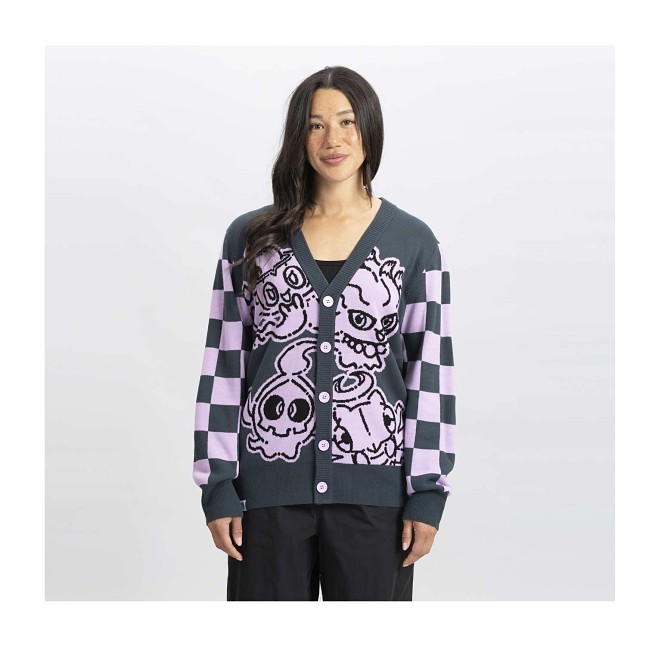 Charming & Ghostly Knit Cardigan - Adult | Pokémon Center Official Site