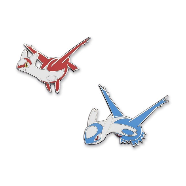 Latias & Latios Pokémon Pins (2-Pack) | Pokémon Center UK Official Site