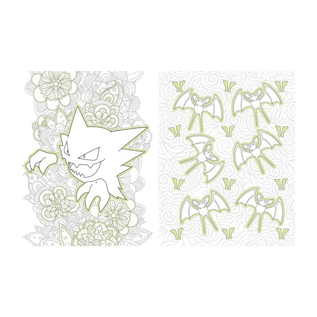 Pokémon Glow-in-the-Dark Coloring Book | Pokémon Center Official Site