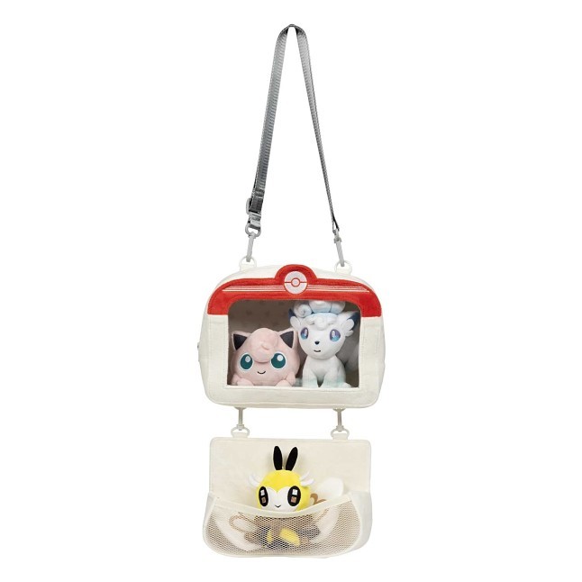Pokémon Plush Showcase: Pokémon Center Wall Pocket Bag | Pokémon Center ...