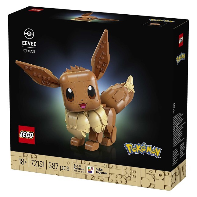 LEGO® Pokémon™ Eevee | Pokémon Center Official Site