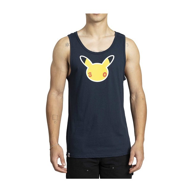 Pokémon 30th Celebration Navy Tank Top - Adult | Pokémon Center ...