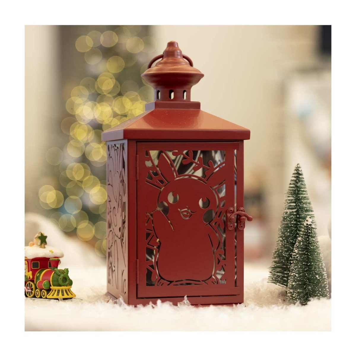 Pikachu, Fuecoco & Friends Pokémon Holiday Red Metal Lantern | Pokémon ...