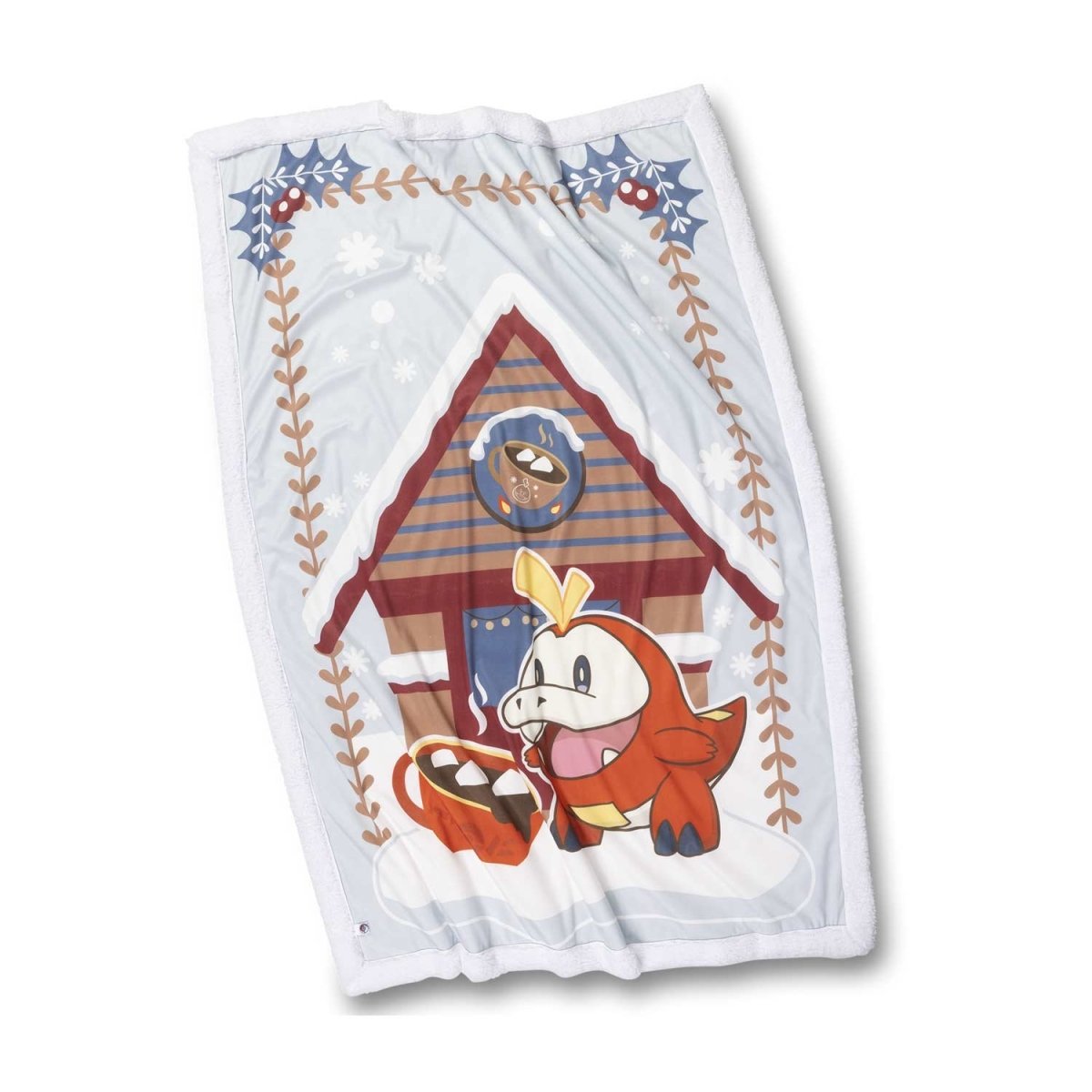 Fuecoco Pokémon Holiday Throw Blanket | Pokémon Center UK Official Site