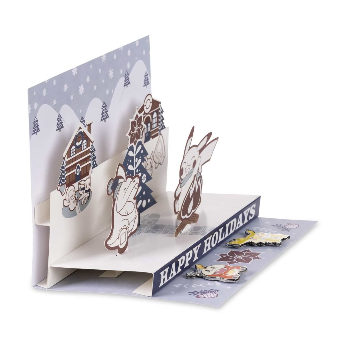 Pikachu & Fuecoco Pokémon Holiday Pins & Pop-Up Greeting Card | Pokémon ...