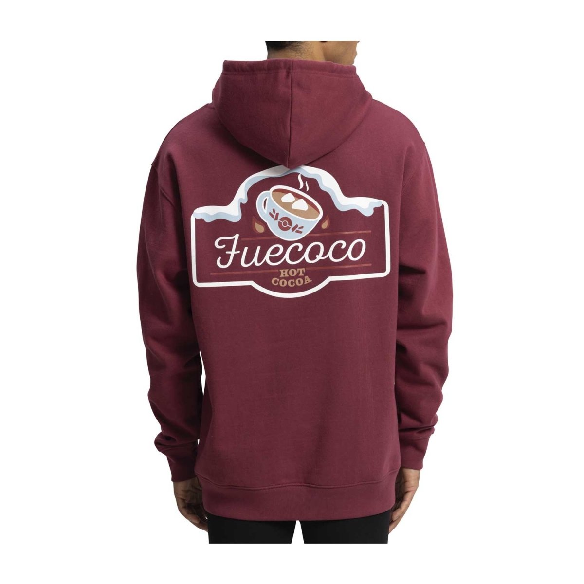 Fuecoco Pokémon Holiday Maroon Pullover Hoodie - Adult | Pokémon Center ...
