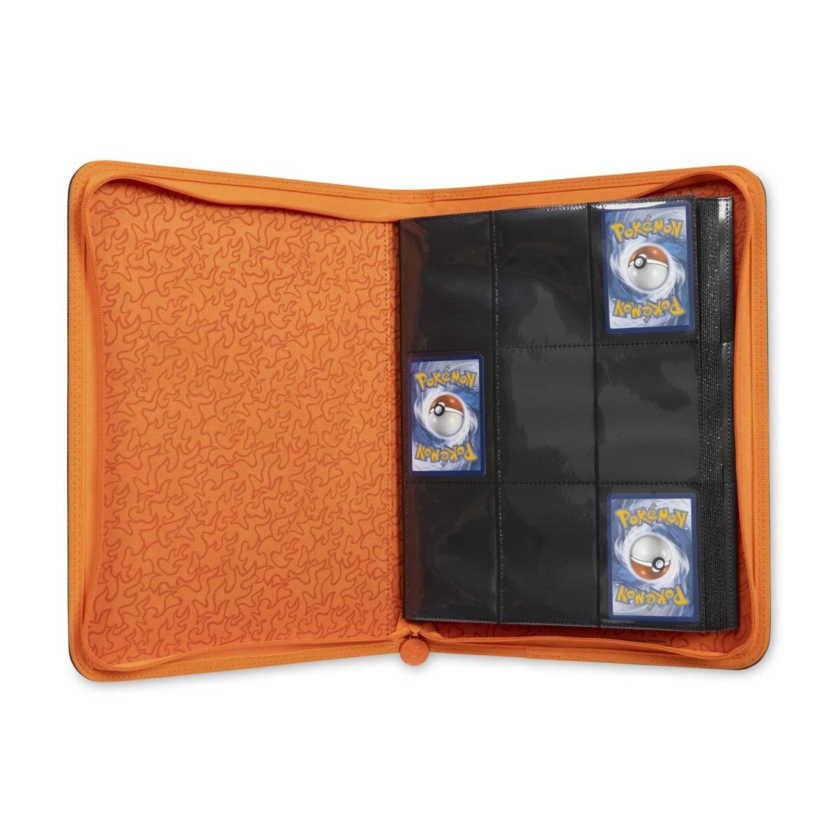 Pokémon TCG: Scorching Charizard Premium Zip Binder | Pokémon Center ...