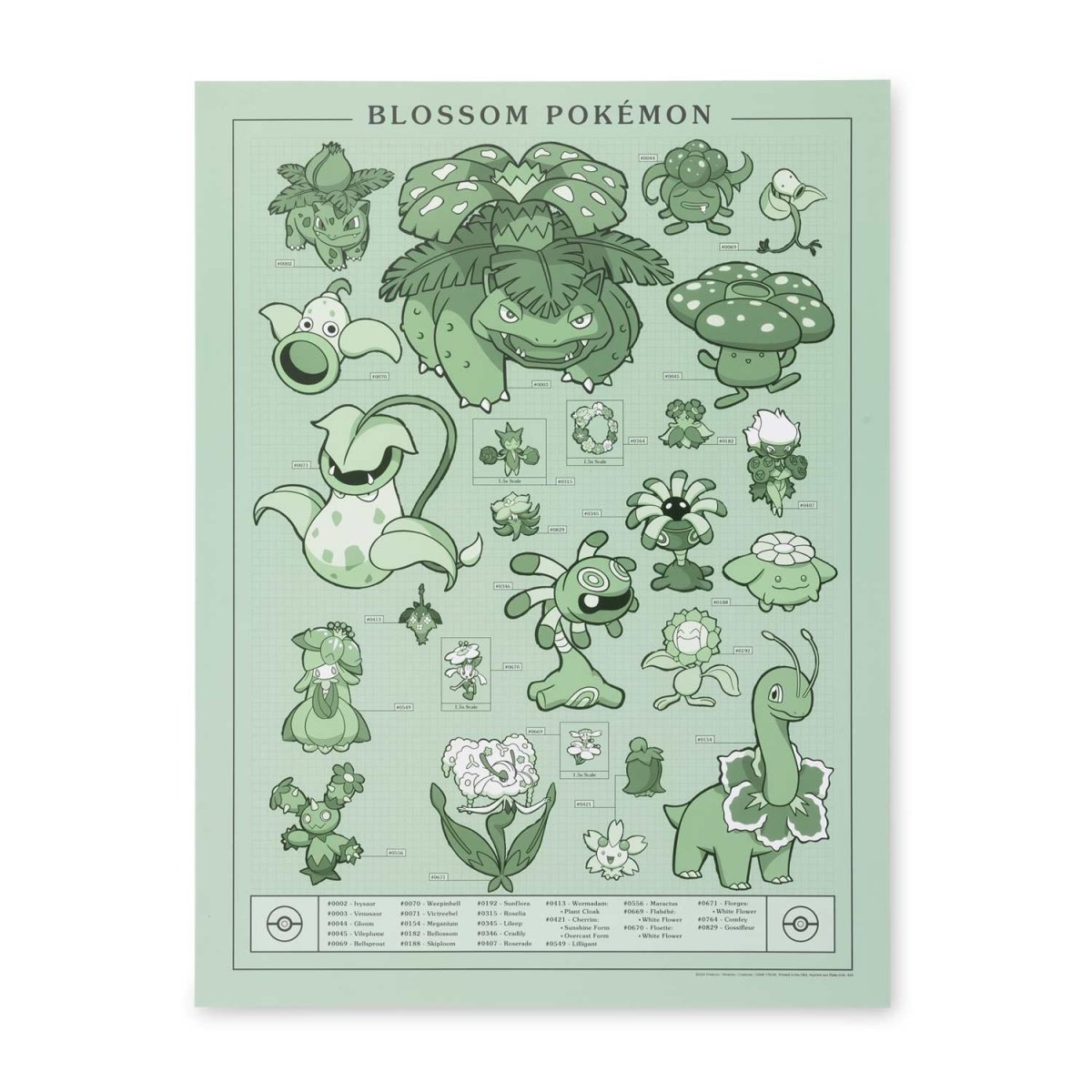 Pokémon Researcher Blossom Pokémon Poster Pokémon Center Canada