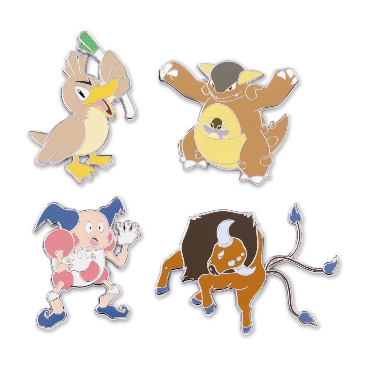 Farfetch'd, Kangaskhan, Mr. Mime & Tauros Pokémon Pins (4-Pack ...