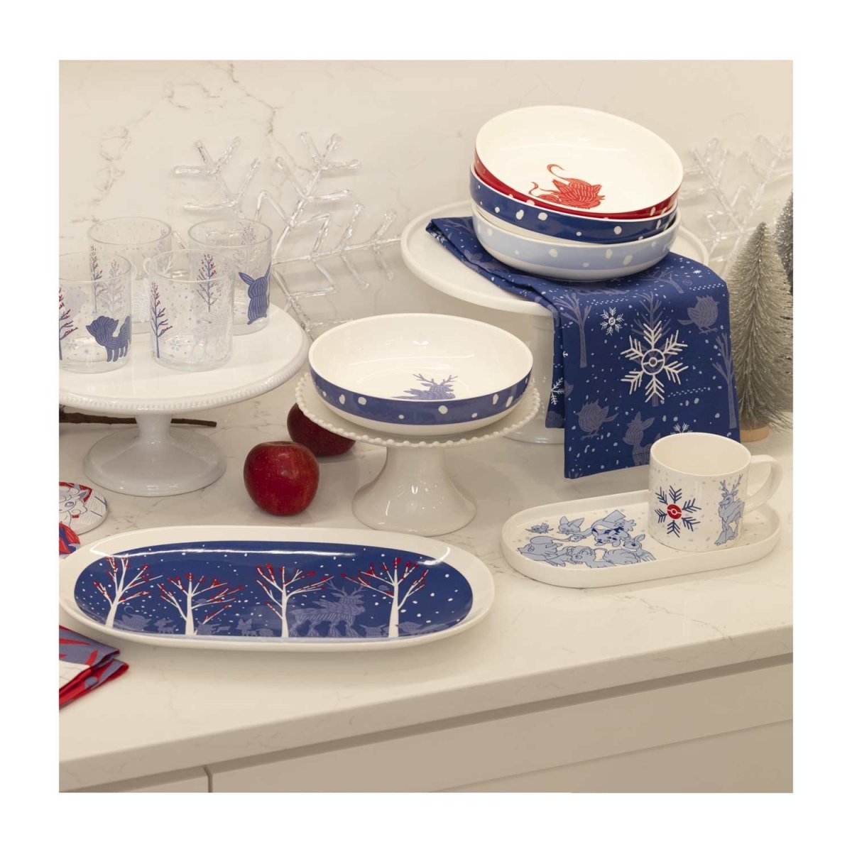 Pokémon Winter Woodland Pasta Bowls (4-Pack) | Pokémon Center Canada ...