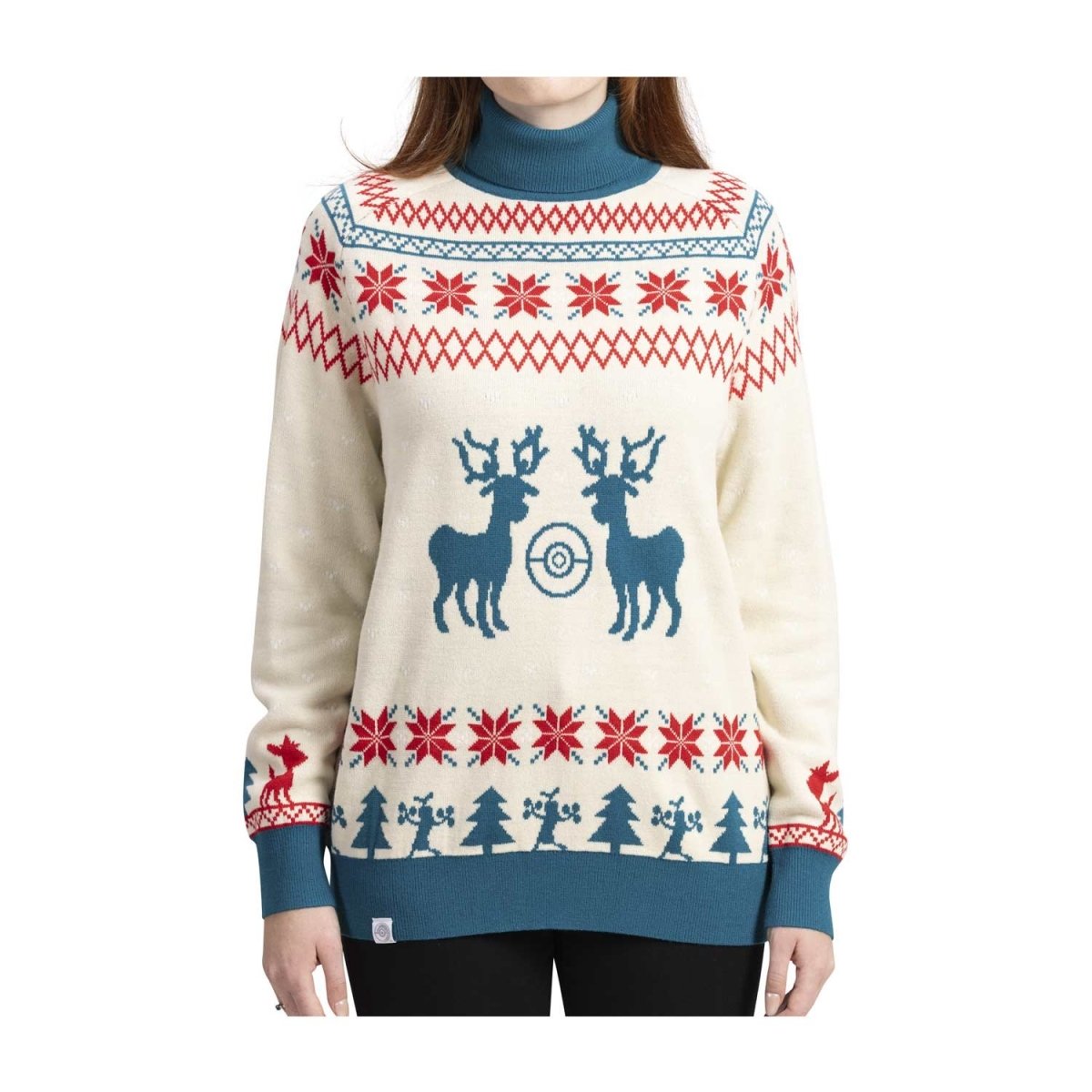 Forest Fair Isle Turtleneck Knit Sweater - Adult | Pokémon Center UK ...
