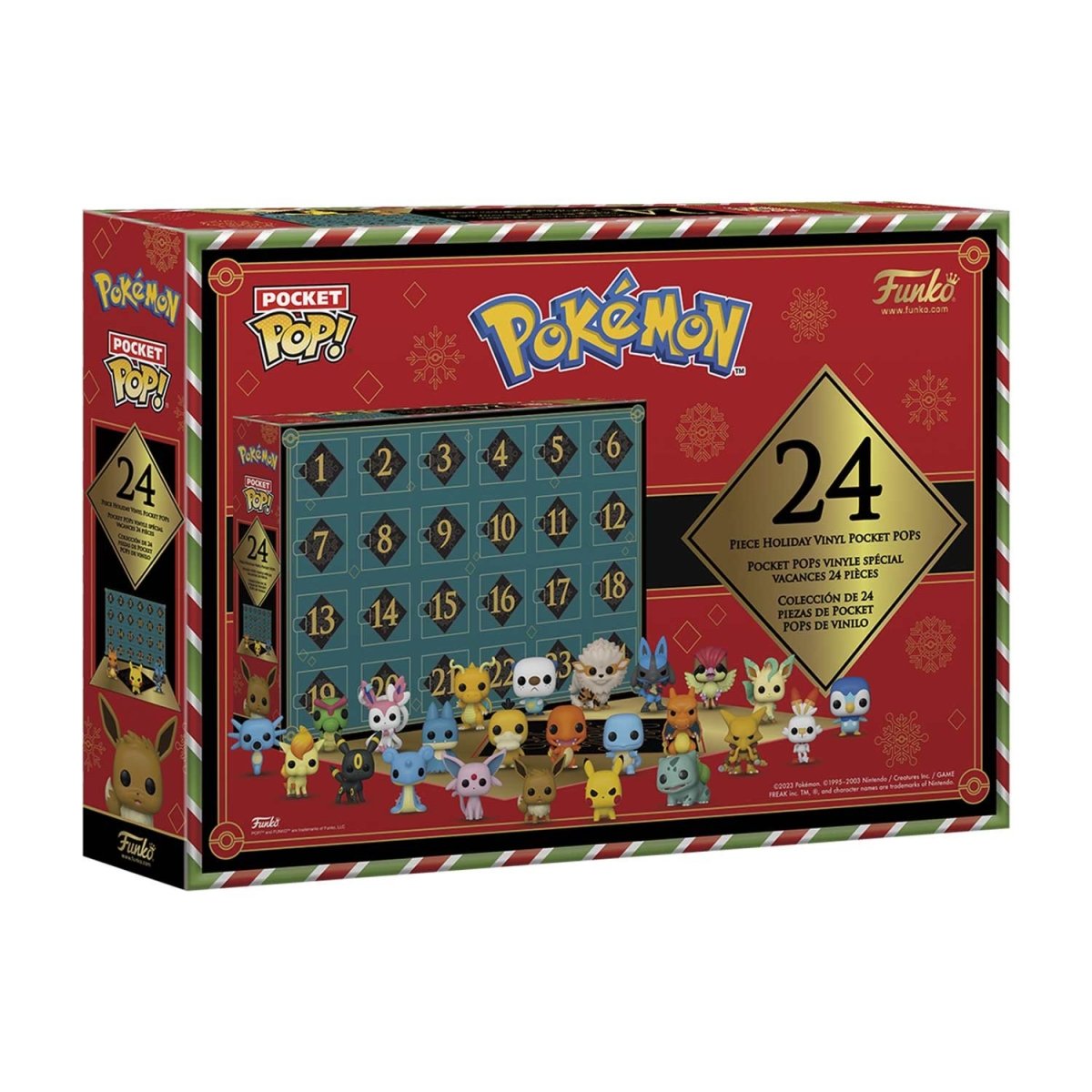 Pocket Pop! Pokémon 24-Day Holiday Advent Calendar by Funko | Pokémon Center UK Official Site