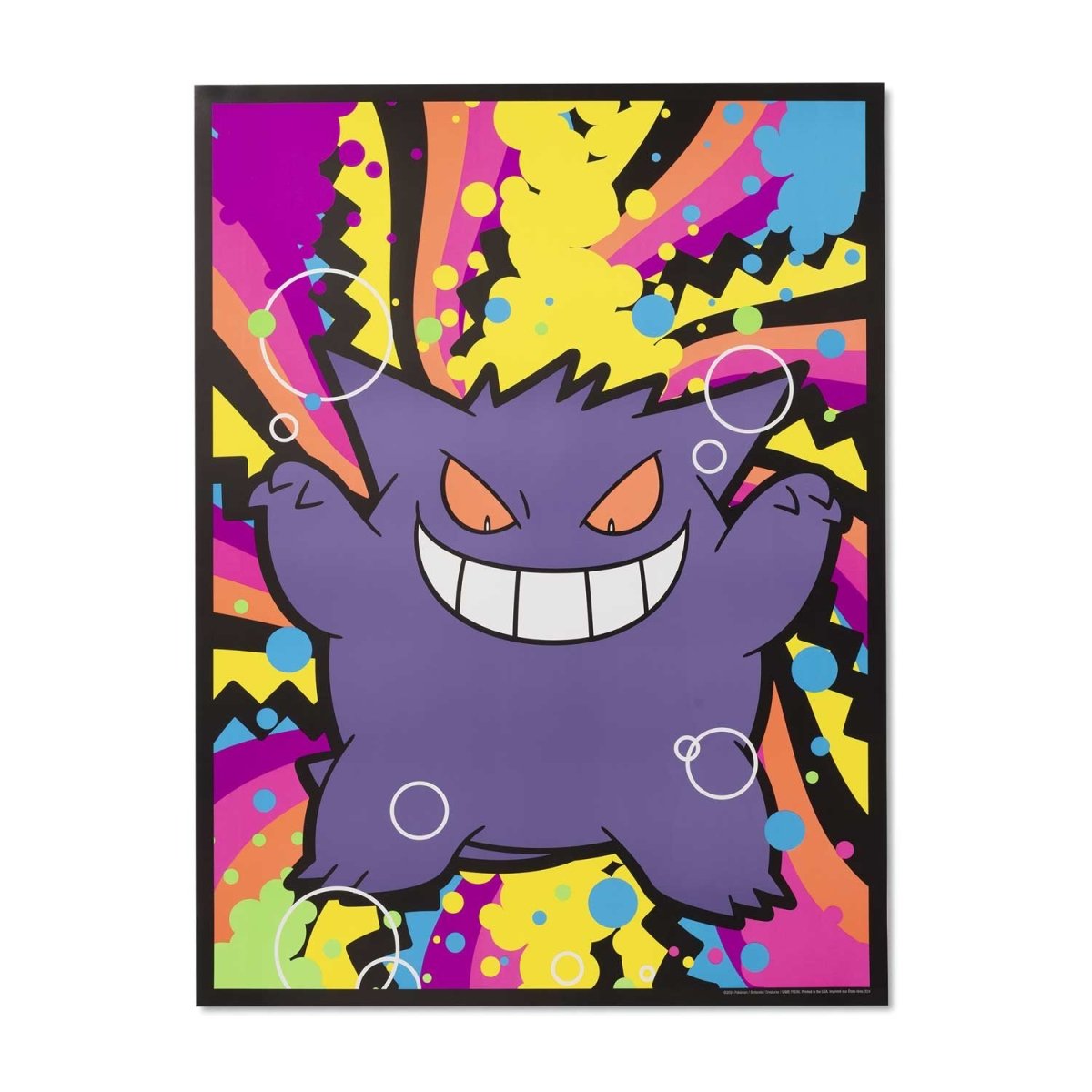 Gengar Midnight Shadows Blacklight Poster | Pokémon Center Official Site
