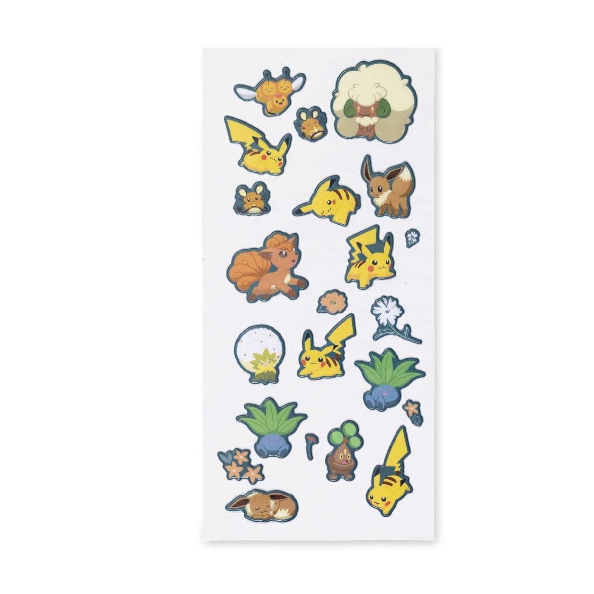 Pikachu Botanical Puffy Sticker Sheet | Pokémon Center Official Site