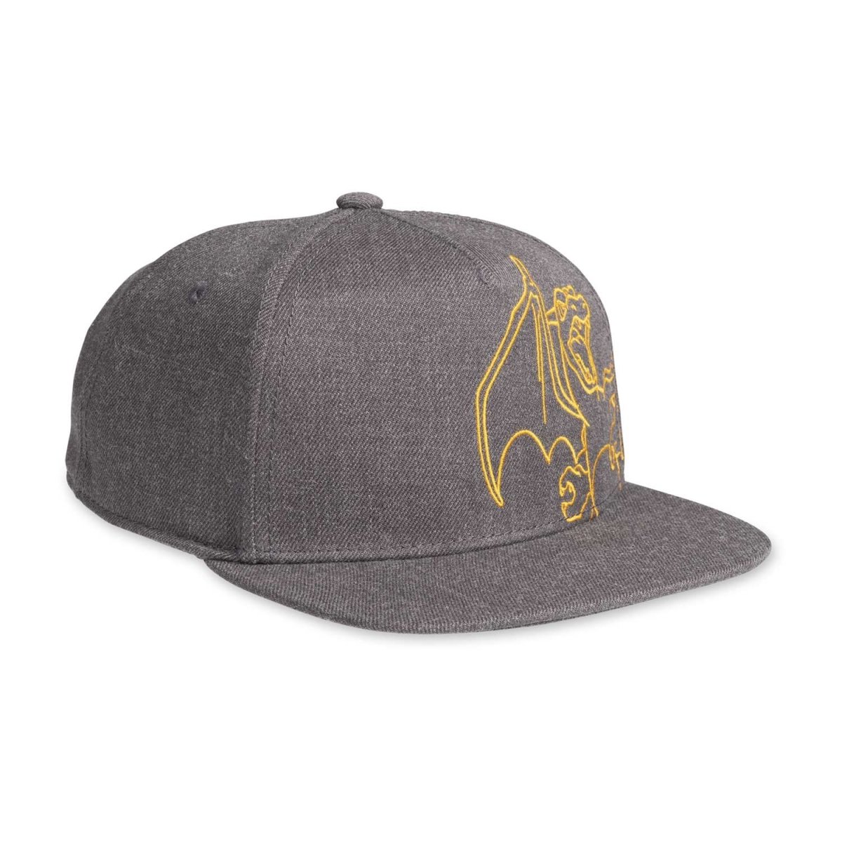Charizard Charcoal Flat-Bill Hat (One Size-Adult) | Pokémon Center ...