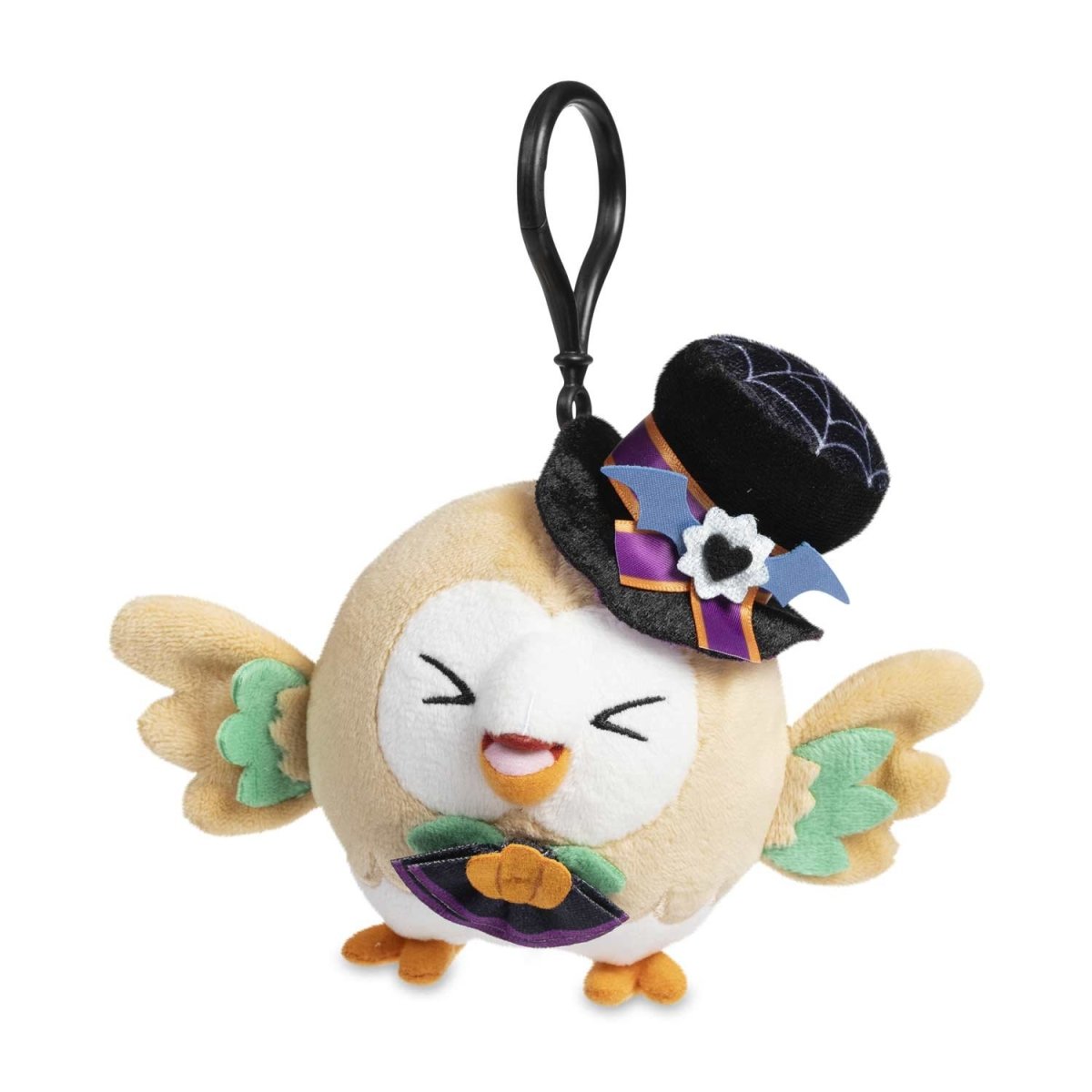Rowlet Pokémon Halloween Poké Plush Key Chain | Pokémon Center Official ...