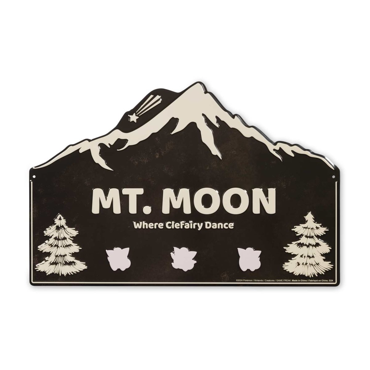 Mt. Moon Metal Sign | Pokémon Center UK Official Site