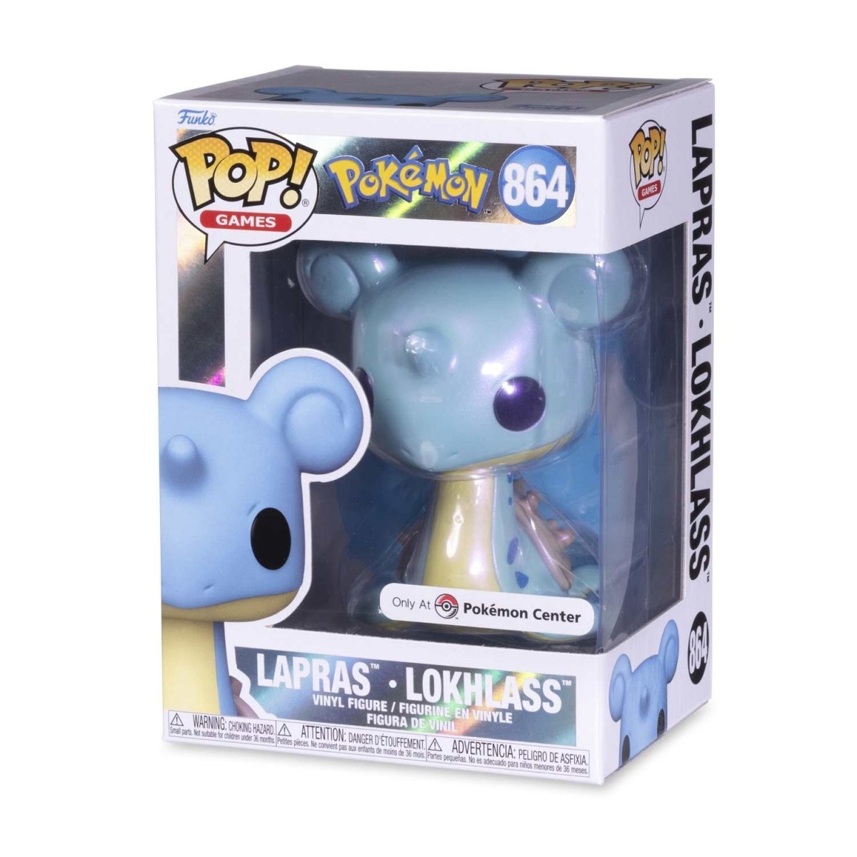Lapras Pearlescent Pop! Vinyl Figure by Funko | Pokémon Center Official ...